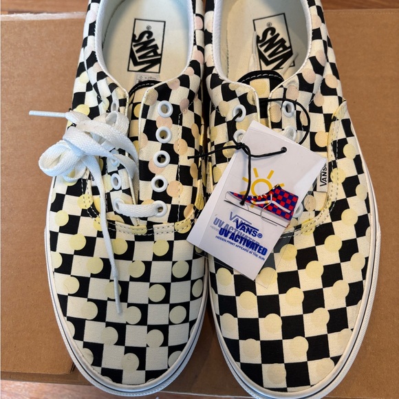 Vans | Shoes | Uv Activated Vans Era Premium Checkerboard True White ...